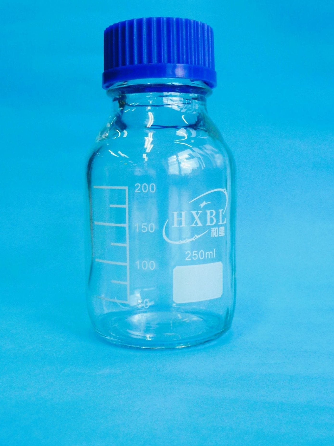 50ml Clear Borosilicate Glass Reagent Bottles - ideal for fuel samples ...