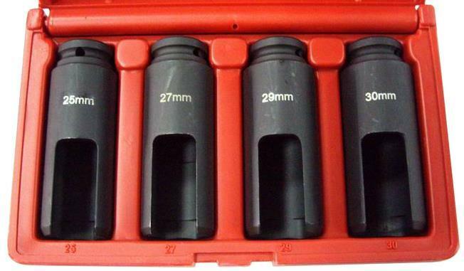 4 piece 1/2" drive Diesel Injector Nozzle Solenoid Socket Set - Bosch ...